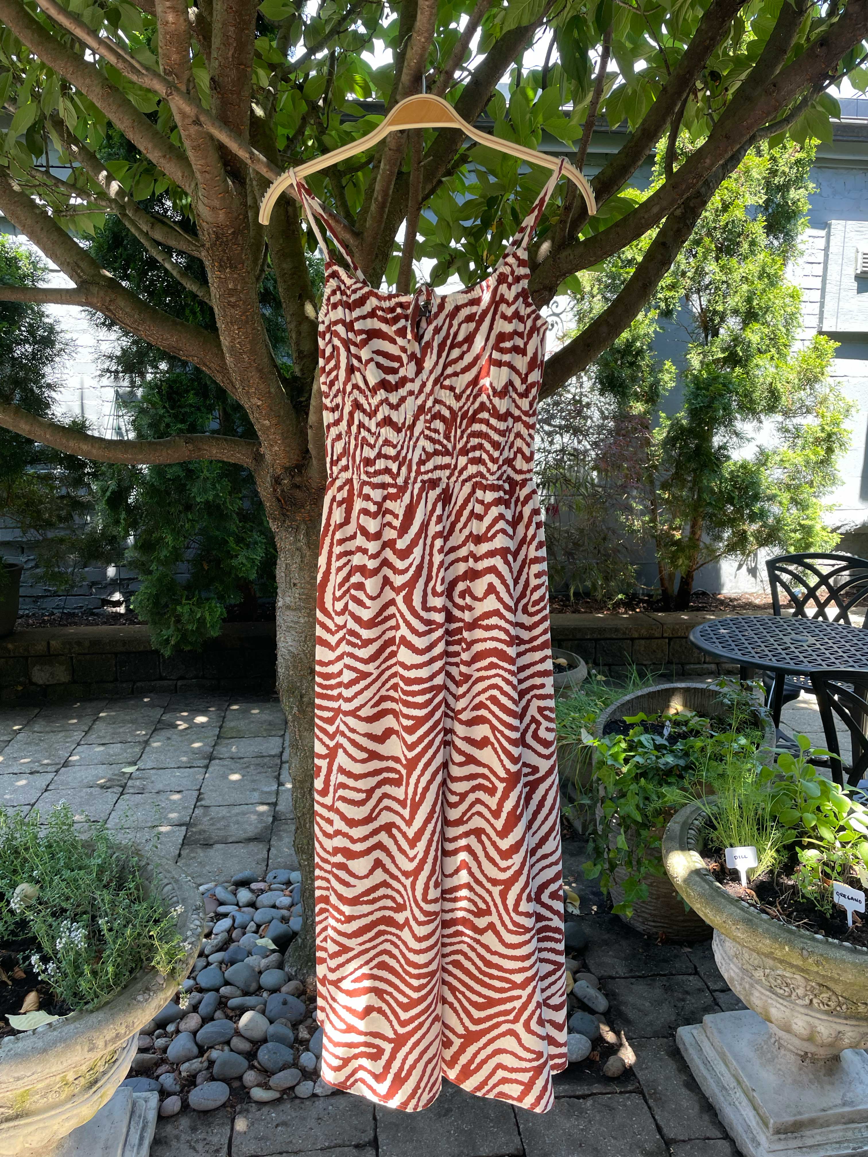 lily morgan smocked sun midi dress – good market thrift store