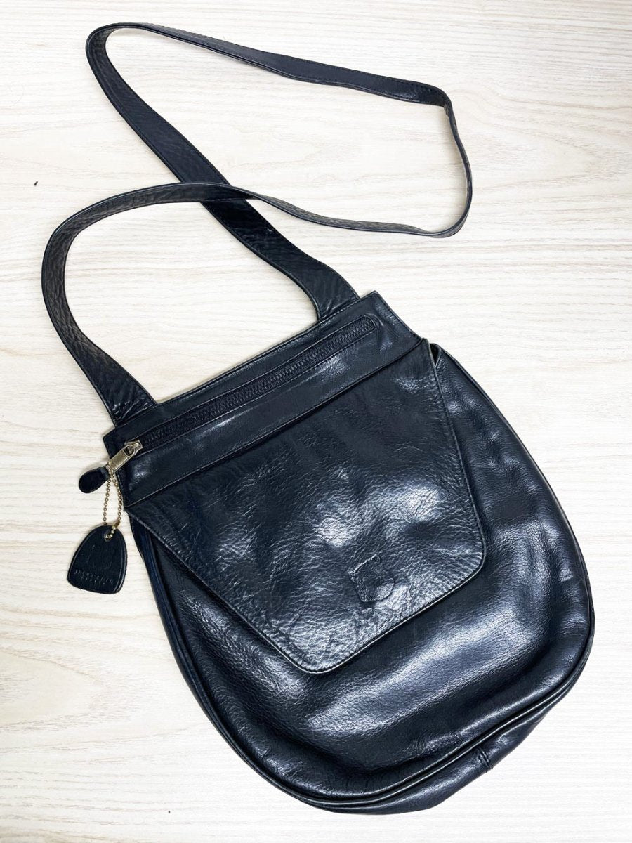 jp ourse & cie leather saddle crossbody bag – good market thrift store