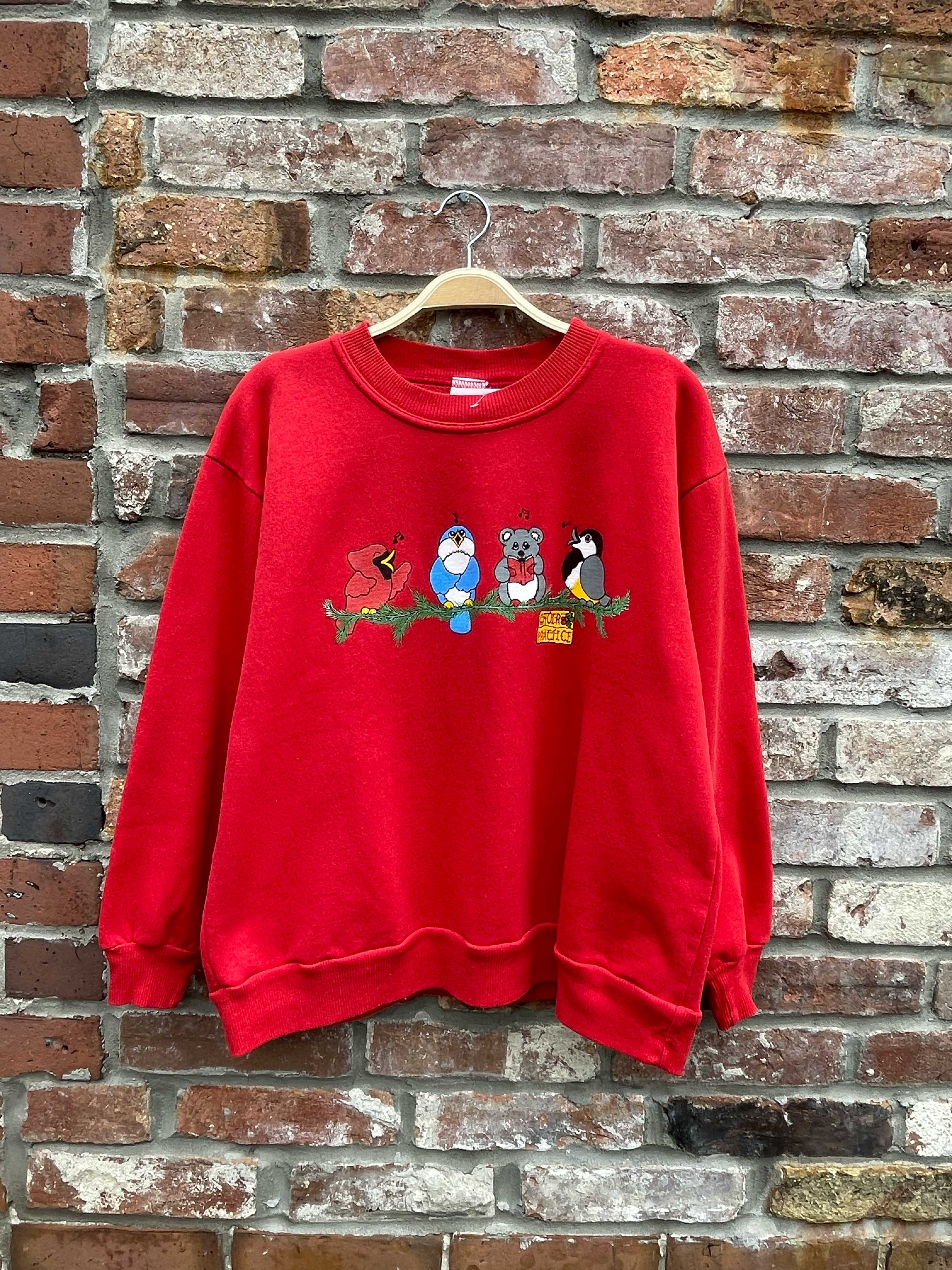 vintage animal choir practice graphic crew – good market thrift store