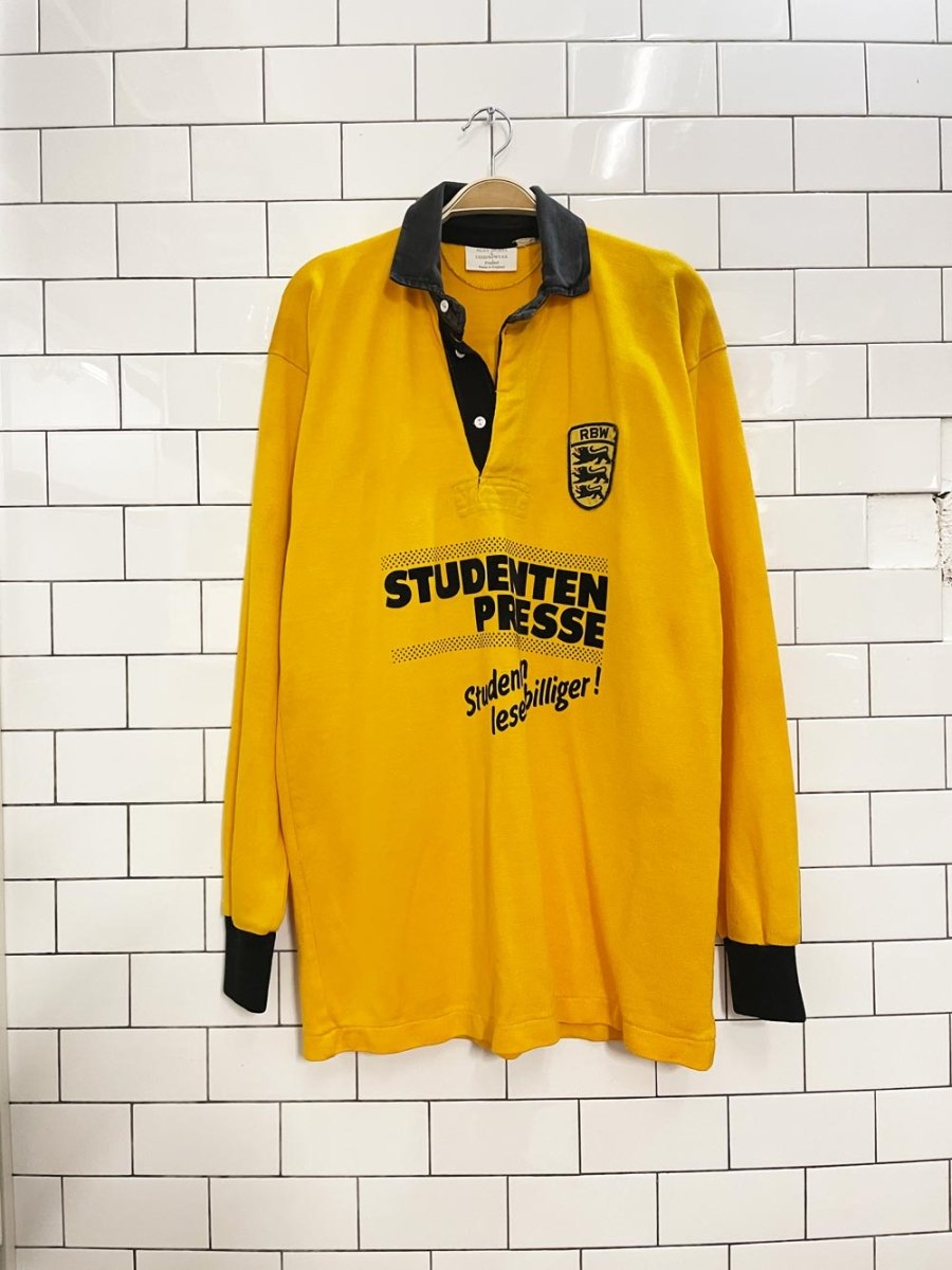 vintage german rugby polo made in england – good market thrift store