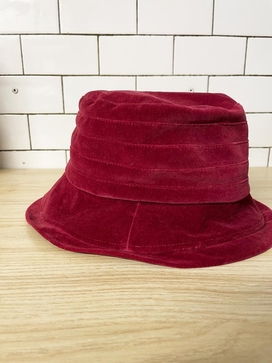 vintage 00s le chateau velvet clueless bucket hat – good market thrift ...