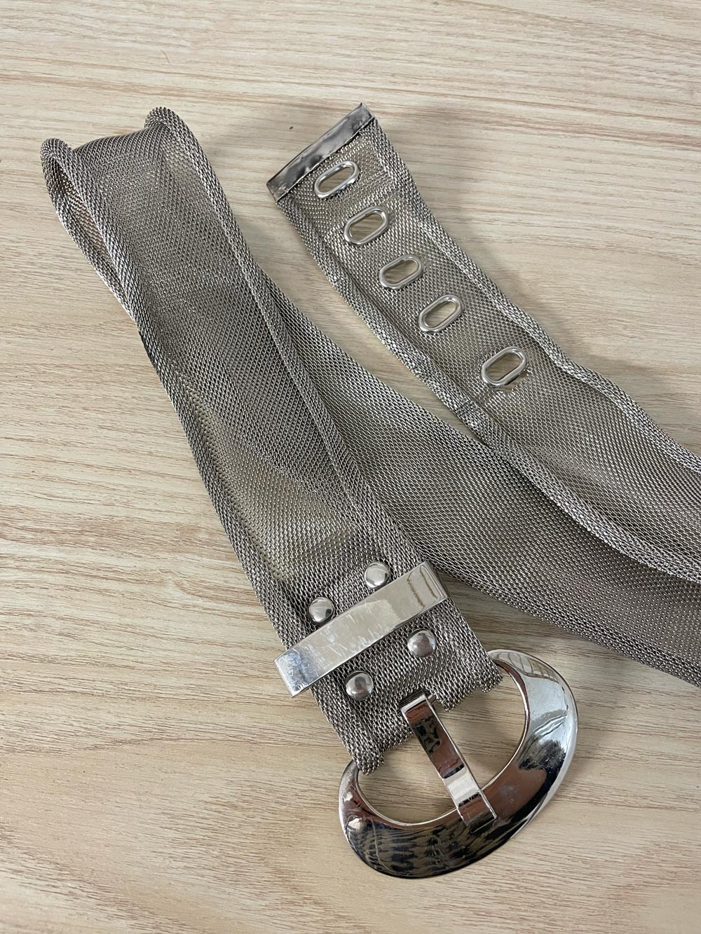 vintage 00s chainmail mesh belt – good market thrift store