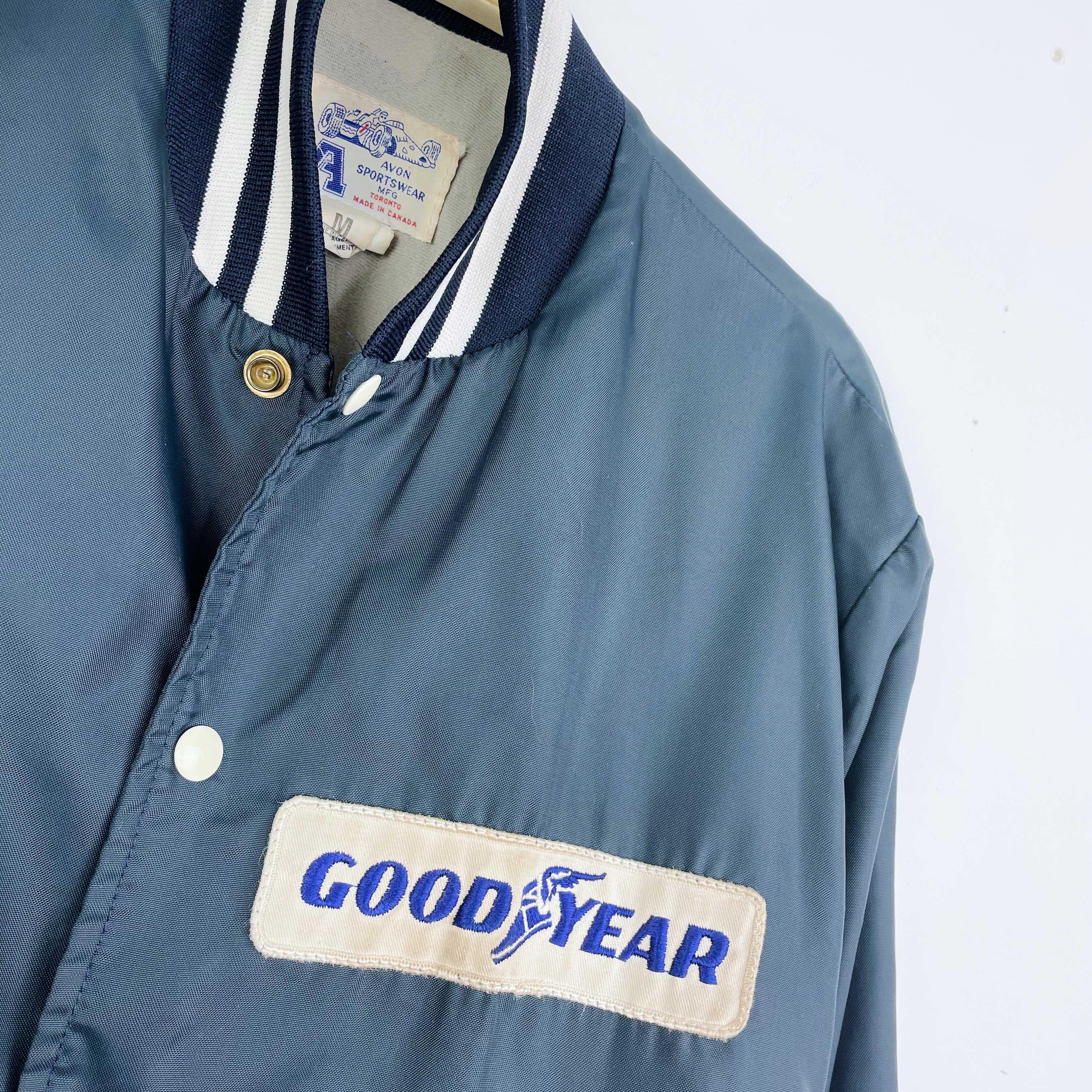 vintage 70s goodyear bomber racing jacket – good market thrift store