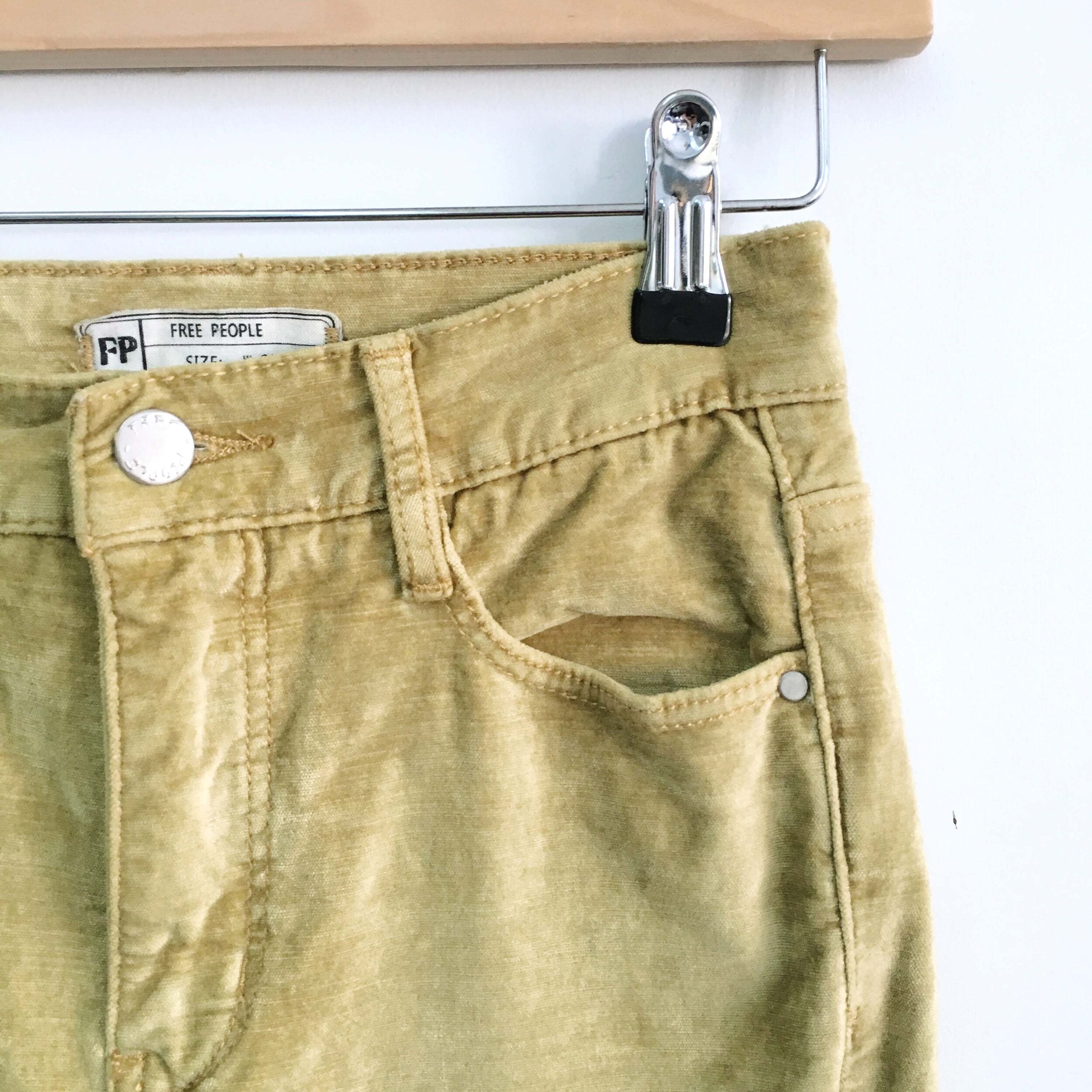 Free People Cyndi Velvet Skinny Jeans - size 25 – good market thrift store