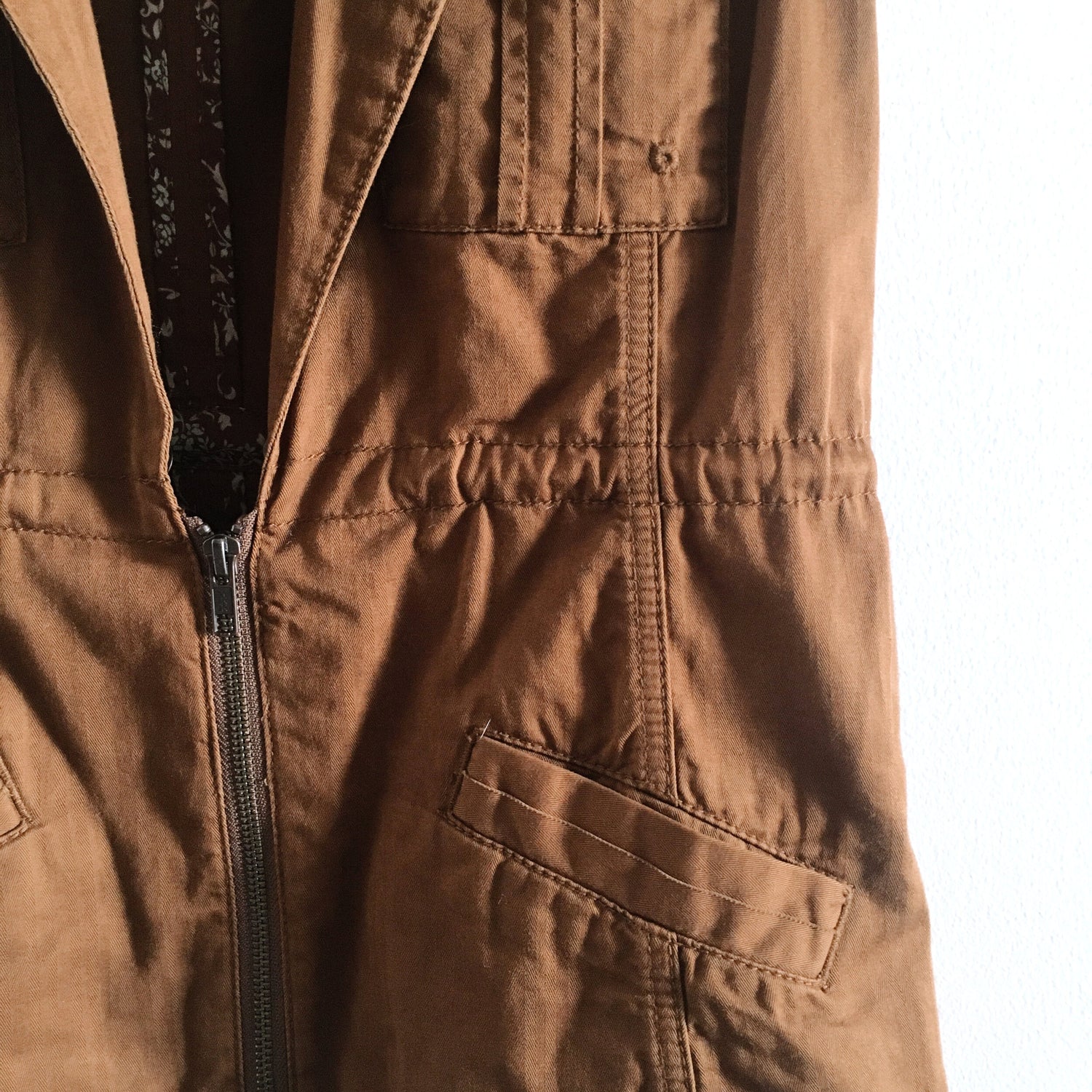 Hei Hei Cognac Utility Vest - size xs – good market thrift store