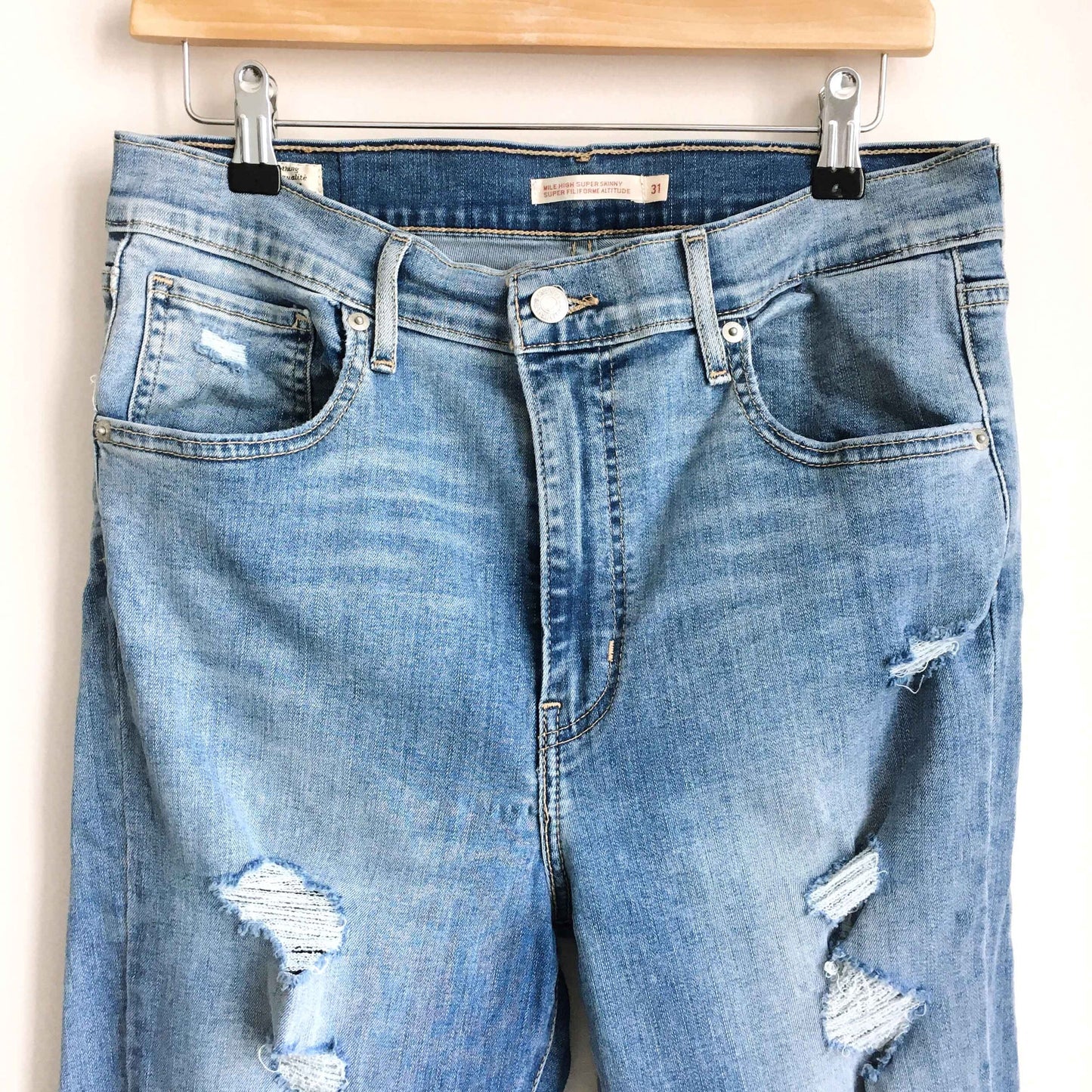 Levi's slasher mile high super skinny - size 31 – good market thrift store
